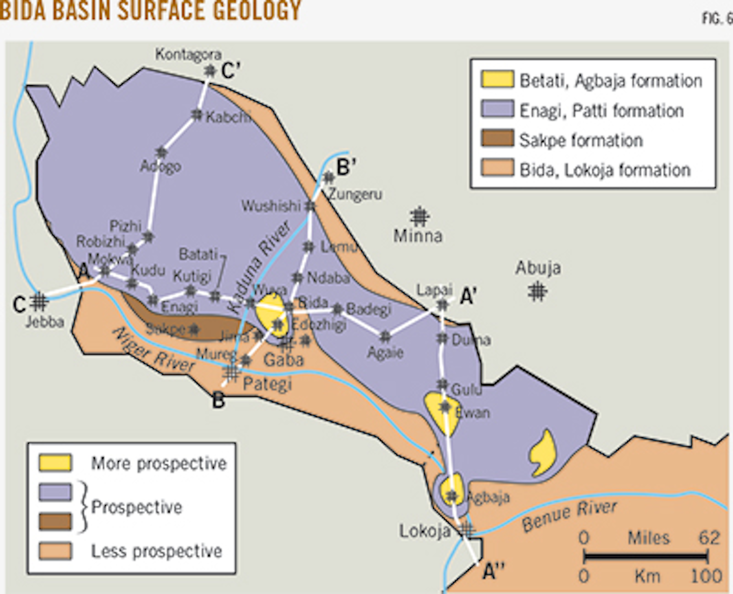 New assessment for Central Nigeria's Bida basin highlights geological ...