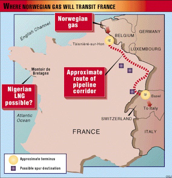 France role as European gas transit growing | Oil & Gas Journal