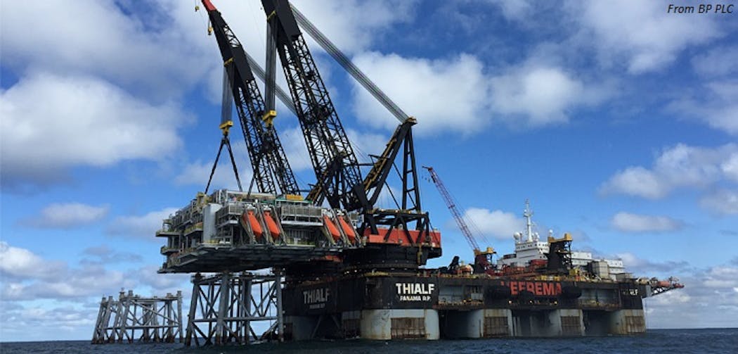 Topside modules installed on Clair Ridge platform west of Shetland ...