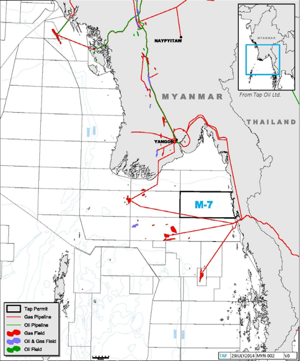 Tap Oil signs PSC for block offshore Myanmar | Oil & Gas Journal