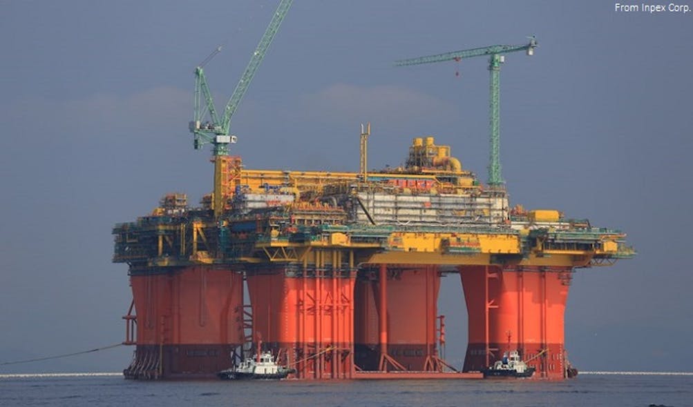 Ichthys field development progresses with CPF launch | Oil & Gas Journal