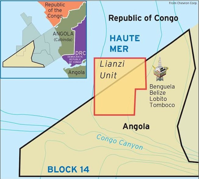 Lianzi oil, gas flow begins offshore central Africa | Oil & Gas Journal