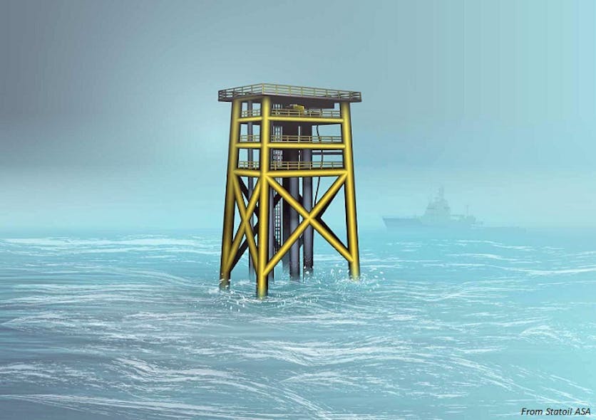Statoil group chooses unmanned wellhead platform for Oseberg | Oil ...