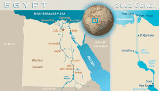 Suez Canal and Sumed: New transportation services keep Egypt at center ...