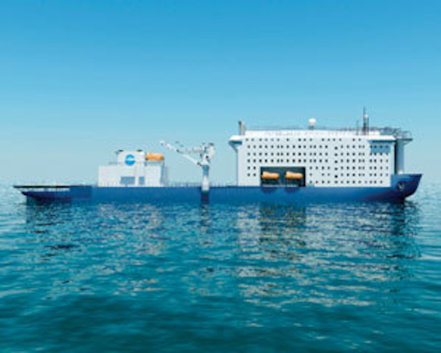 Dynamically positioned monohull flotel under construction | Oil & Gas ...