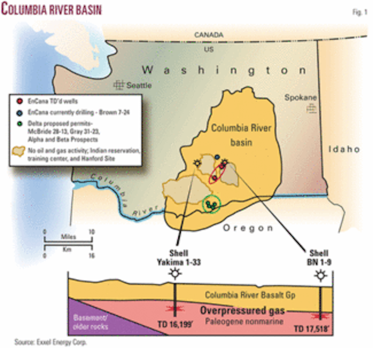 Third exploratory well drilling in Washington subbasalt play | Oil ...