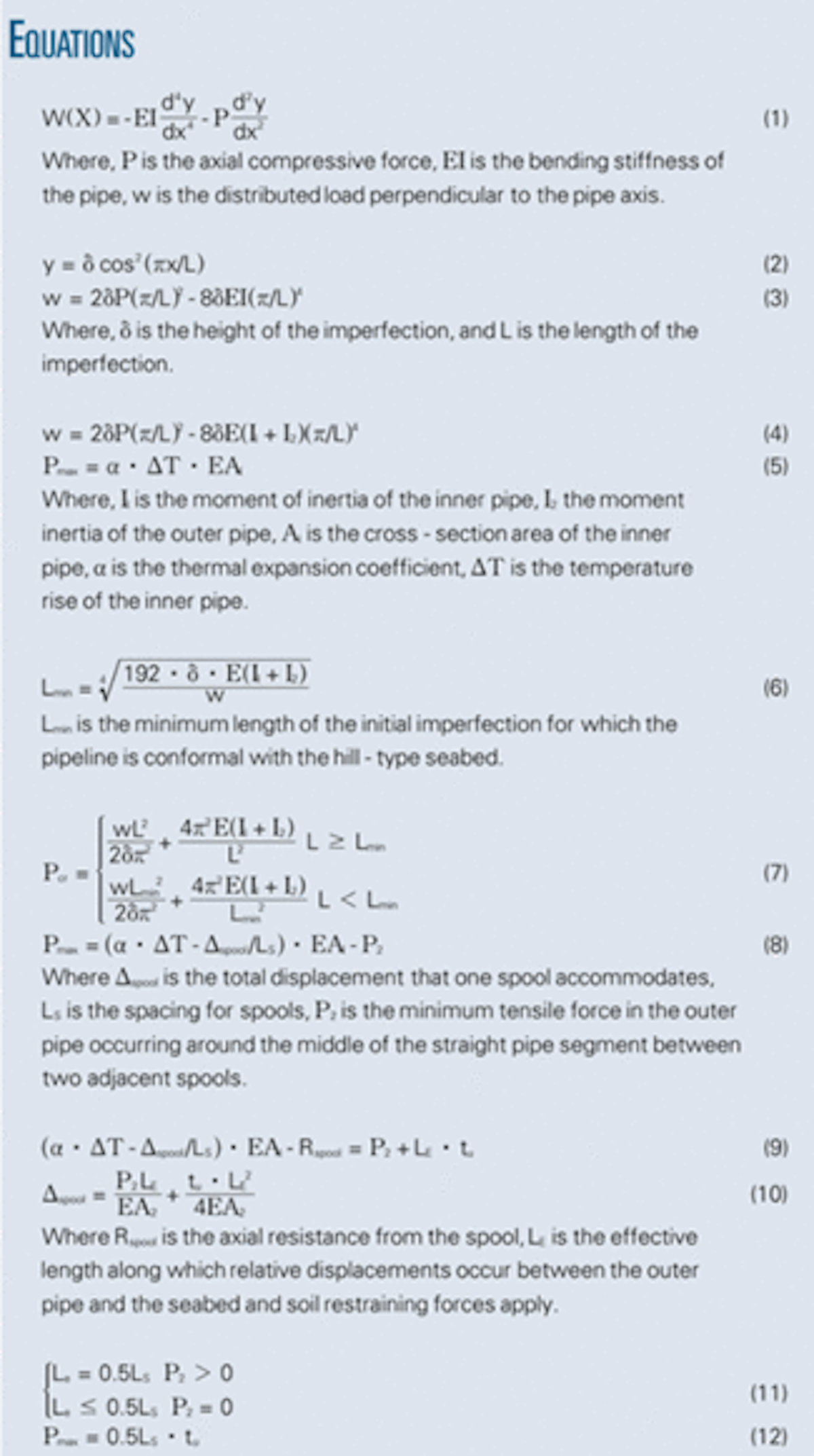 Study examines causes of upheaval buckling in shallow subsea PIP lines ...