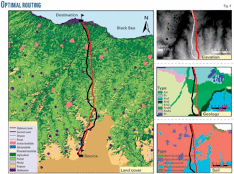 Raster-based GIS data guide economic pipeline construction | Oil & Gas ...