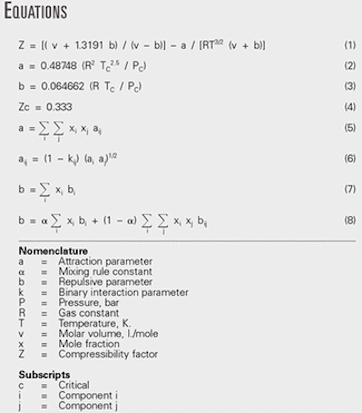 New equation of state is accurate for VLE, PVT calculations of oil ...