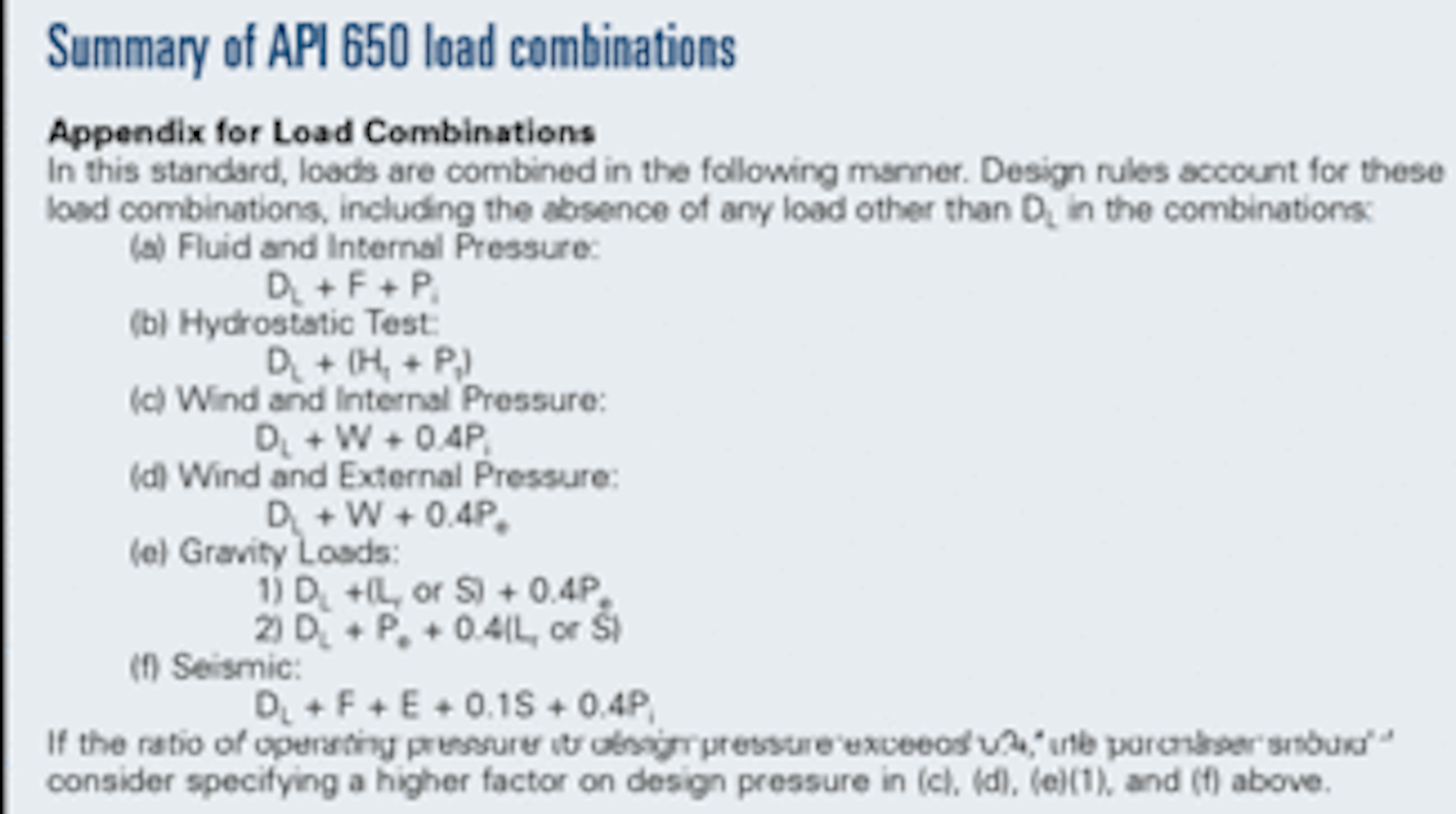 New load combination approach brings API 650 into line with ASCE 7 ...