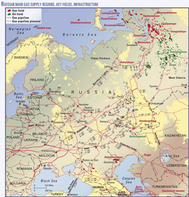 The Russian Oil & Gas Industry: Central Asian gas crucial to future ...
