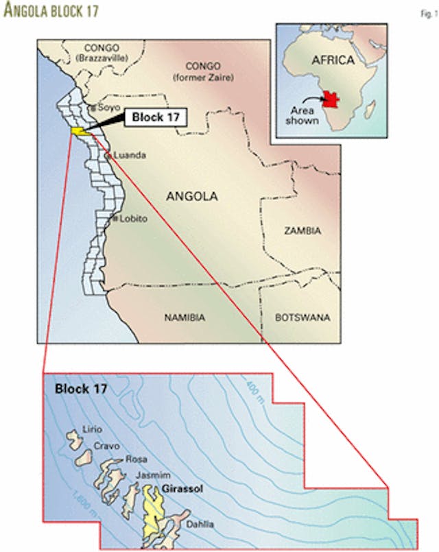 Girassol, first Angola Block 17 deepwater field to produce | Oil & Gas ...