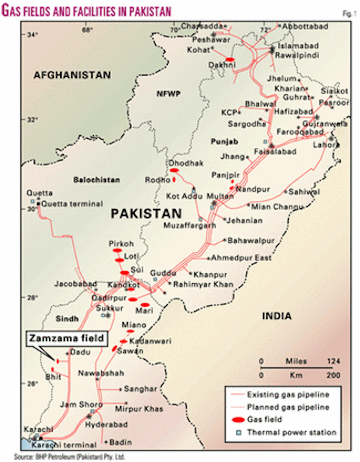Large Zamzama gas field project to proceed in southern Pakistan | Oil ...