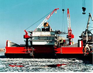 Arctic barge rig departs Russia for Caspian drilling program | Oil ...
