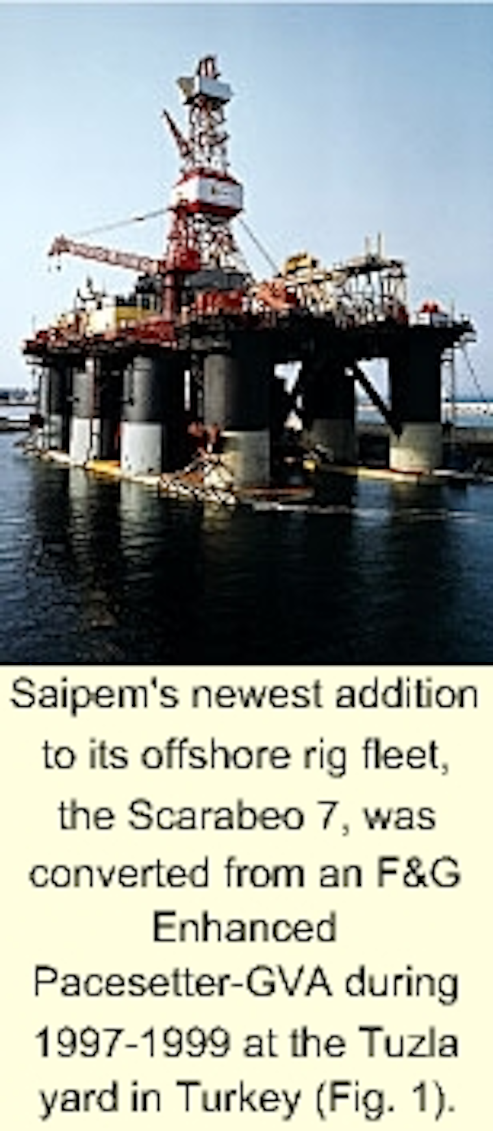 Saipem expands deepwater fleet with Scarabeo 7 semisubmersible | Oil ...