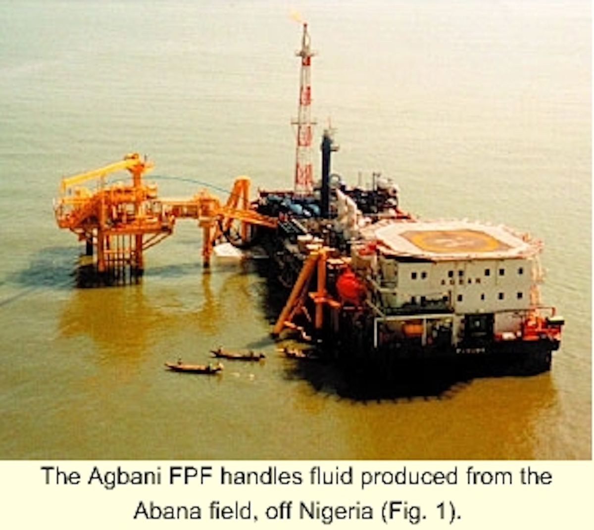 Barge conversion provides production facility for shallow water ...