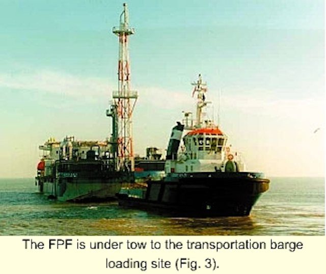 Barge conversion provides production facility for shallow water ...