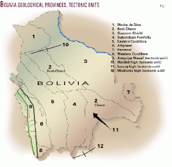 Bolivia's sedimentary basins hold large gas, oil potential | Oil & Gas ...
