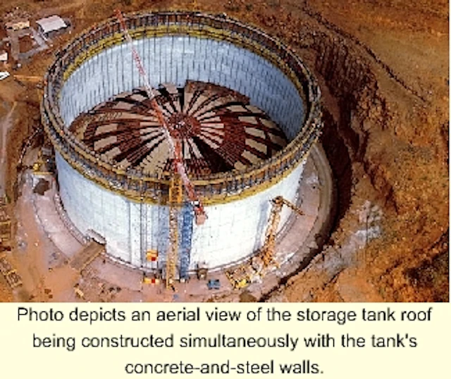 Novel construction approach implemented for Dabhol LNG storage tanks ...