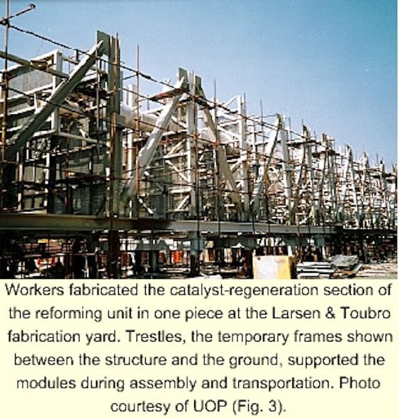 Modular construction of catalyst-regen unit saves time, costs | Oil ...