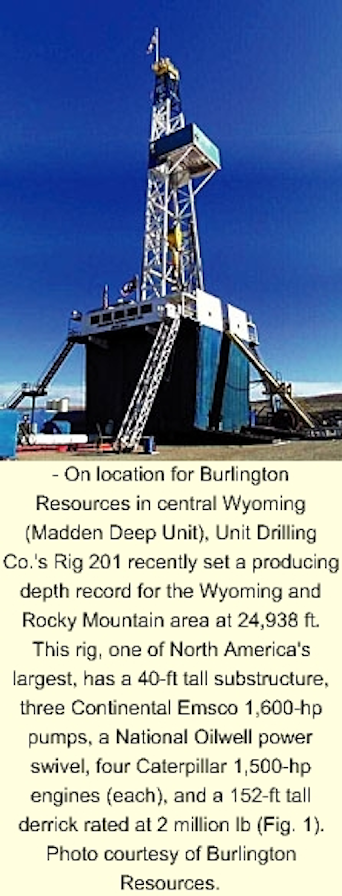 Burlington drills ultradeep Wyoming well | Oil & Gas Journal