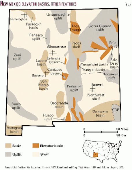 NEW MEXICO ELEVATOR BASINS-1: Petroleum systems studied in southern ...