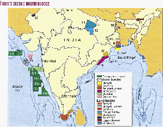 India posts second round exploration blocks | Oil & Gas Journal