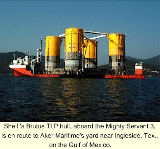 Shell's next TLP hull starts journey to Gulf of Mexico | Oil & Gas Journal