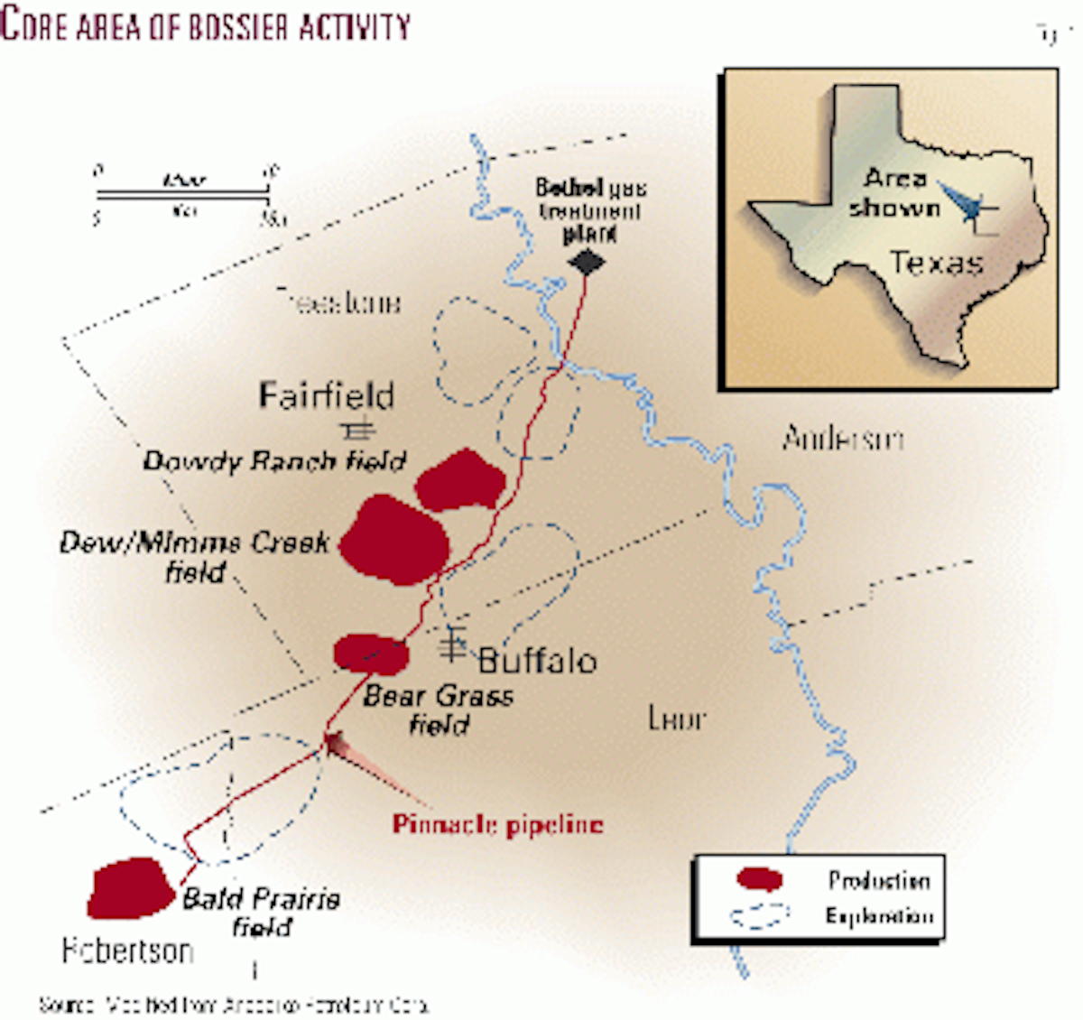 Bossier gas activity paces East Texas operations | Oil & Gas Journal