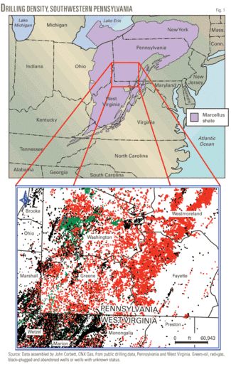 CNX Gas drills record Marcellus shale well | Oil & Gas Journal