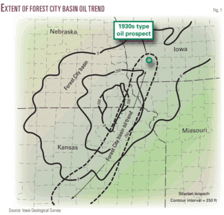Iowa Forest City prospect may be large Paleozoic trap | Oil & Gas Journal