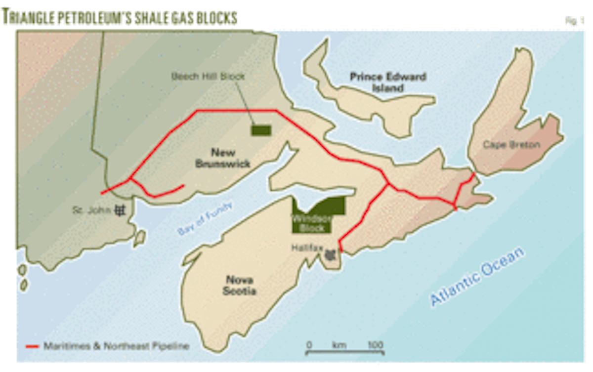 Triangle developing shale gas onshore NS | Oil & Gas Journal