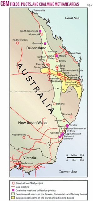 Coalbed methane growing rapidly as Australia gas supply diversifies ...