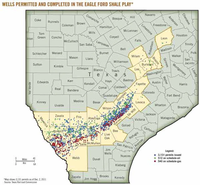 Texas Eagle Ford drilling, production spooling up | Oil & Gas Journal