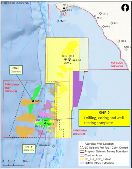 Cairn tests oil offshore Senegal | Oil & Gas Journal