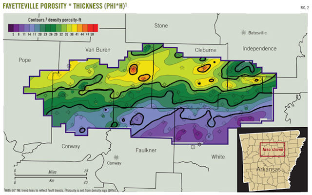 Study develops Fayetteville shale reserves, production forecast | Oil ...