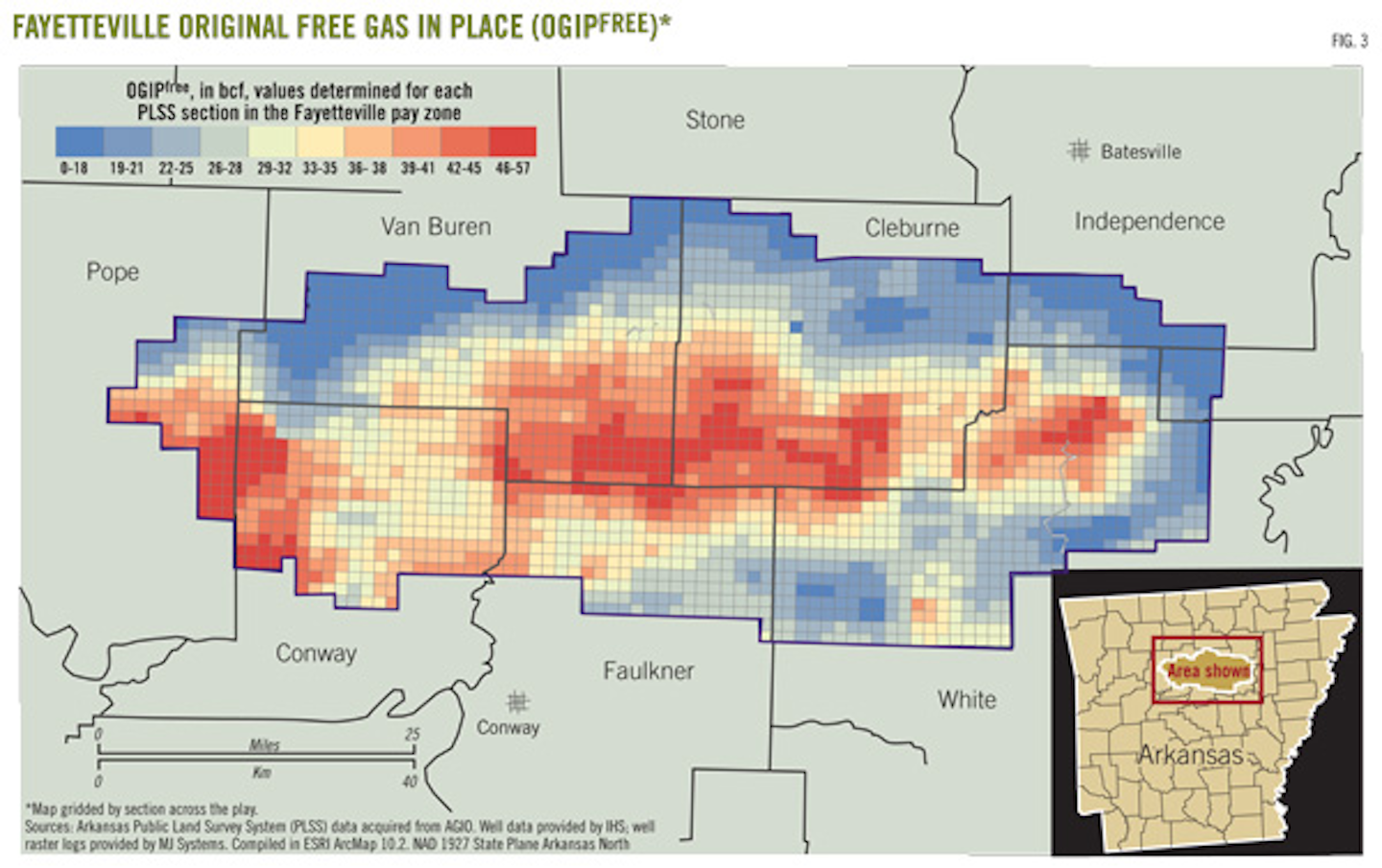 Study develops Fayetteville shale reserves, production forecast | Oil ...