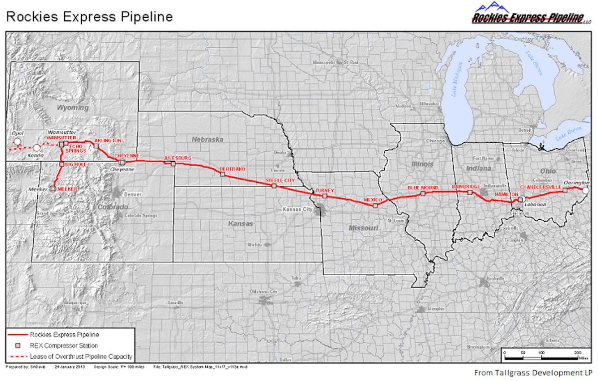 Tallgrass to add interest in Rockies Express pipeline | Oil & Gas Journal