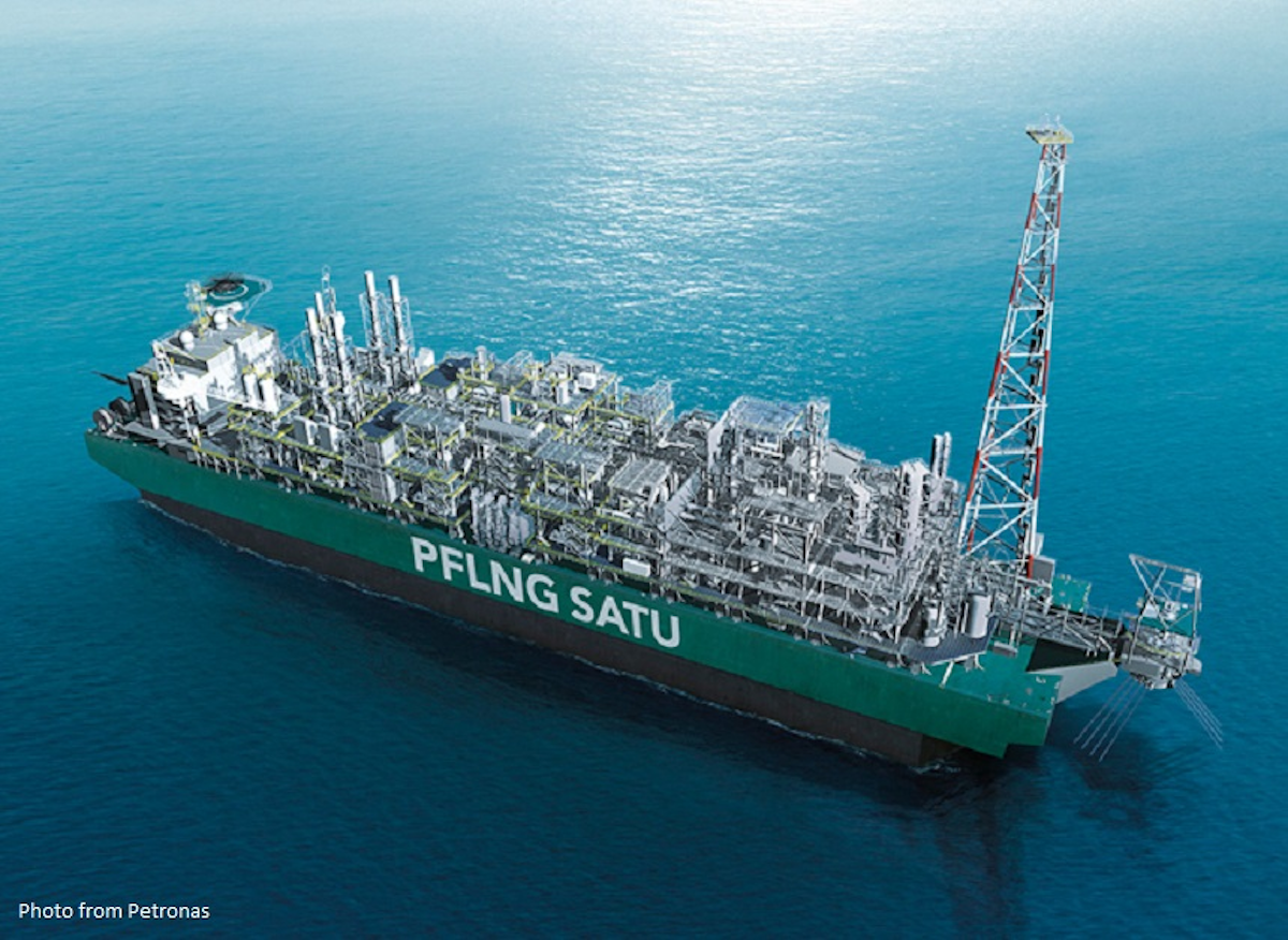 Petronas’s first FLNG vessel sets sail for Sarawak field | Oil & Gas Journal