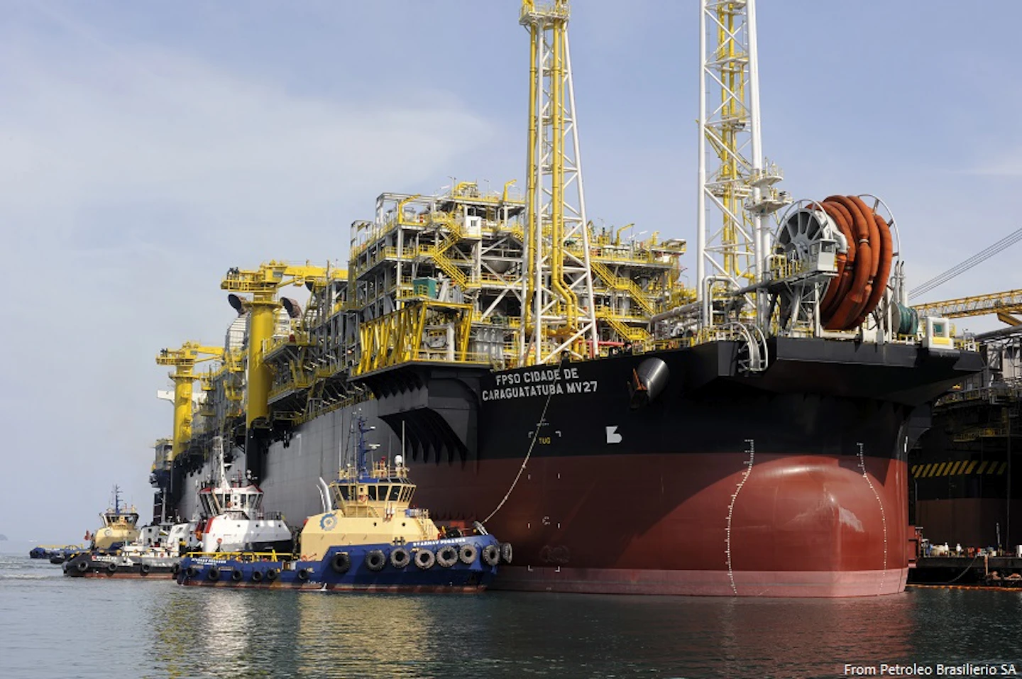 Cidade de Caraguatatuba FPSO arrives in Lapa field offshore Brazil ...