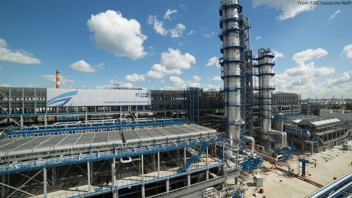 Gazprom Neft lets contract for Moscow refinery | Oil & Gas Journal