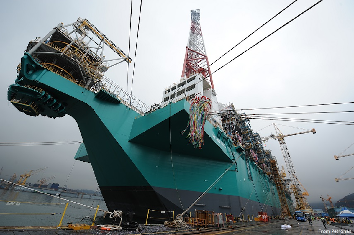 Petronas Satu FLNG receives gas from Kanowit field | Oil & Gas Journal