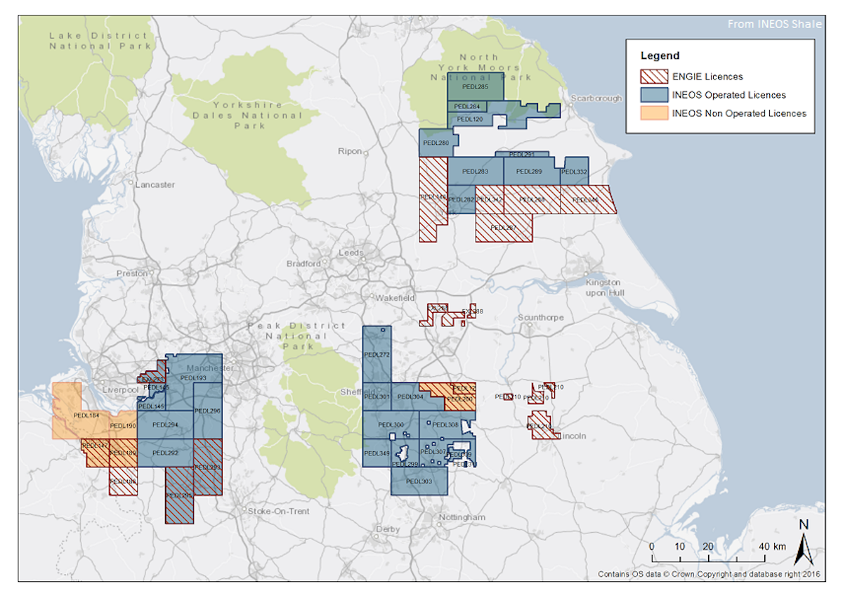 INEOS Shale plans two UK core tests | Oil & Gas Journal