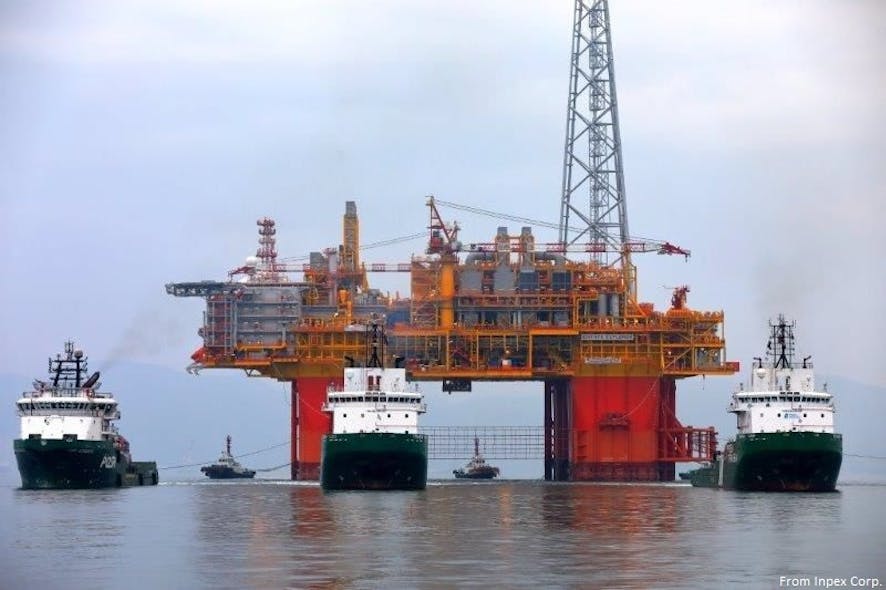Ichthys semisubmersible CPF arrives off Western Australia | Oil & Gas ...