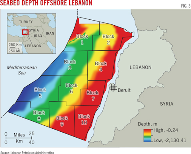 Lebanon completes first offshore bid round, predicts initial discovery ...