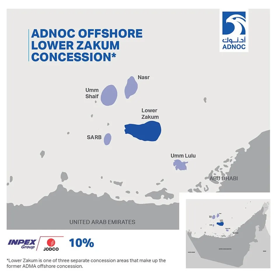 Inpex gets 10% of concession off Abu Dhabi | Oil & Gas Journal