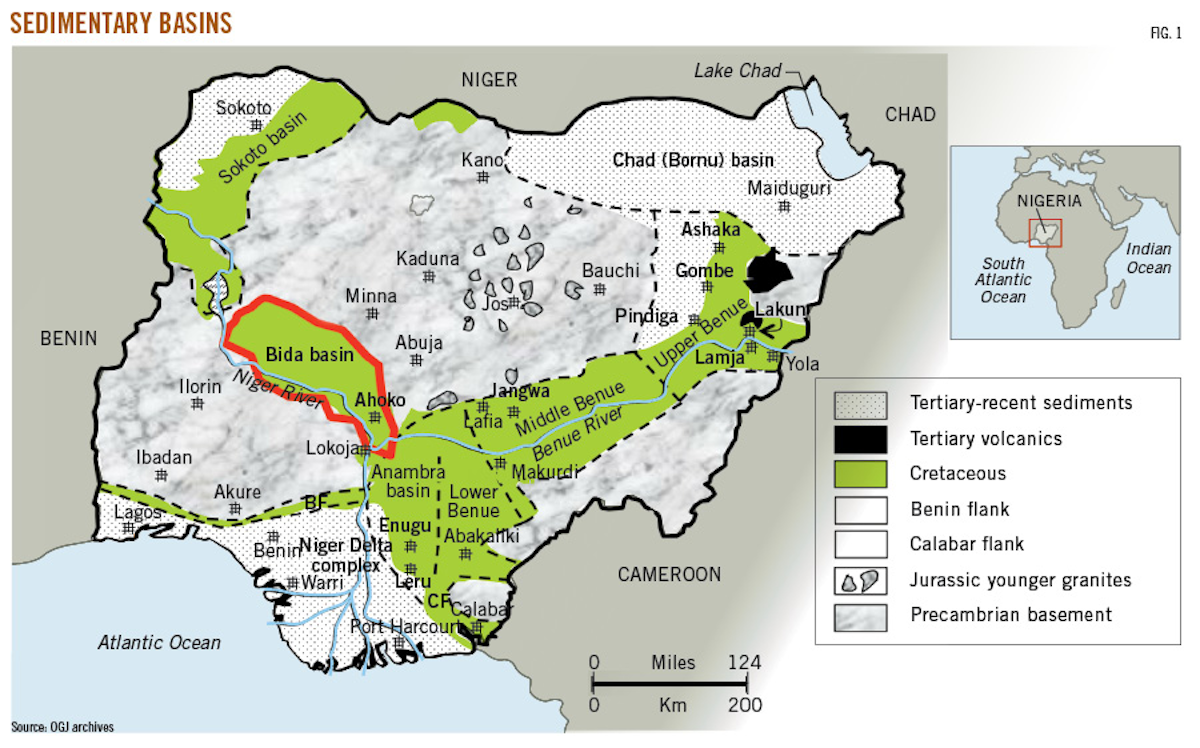 Studies assess Central Nigeria’s Bida basin potential | Oil & Gas Journal
