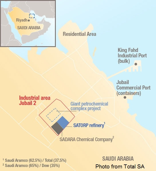 Aramco, Total advance plan for Jubail integrated petrochemical complex ...