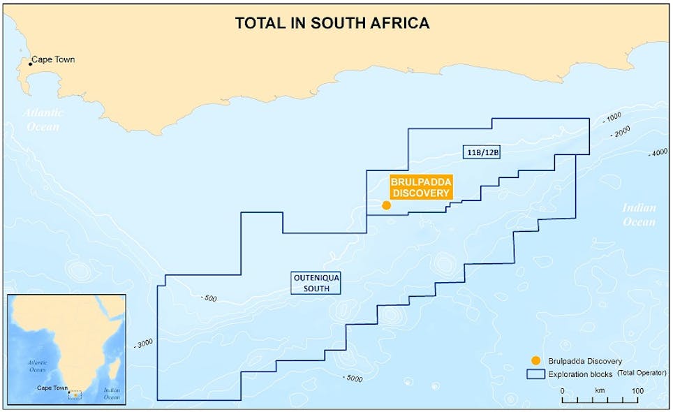 Total reports deepwater gas-condensate discovery off South Africa | Oil ...