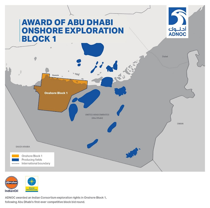 Indian combine to explore Abu Dhabi block | Oil & Gas Journal